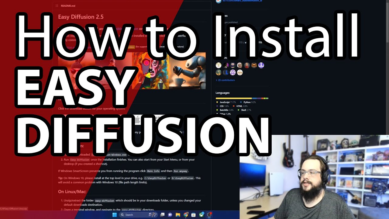 How to install and use Easy Diffusion 2.5!