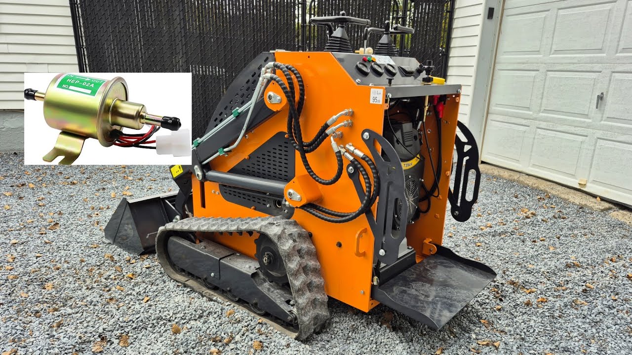 Adding A Fuel Pump To A Chinese Mini Skidsteer 