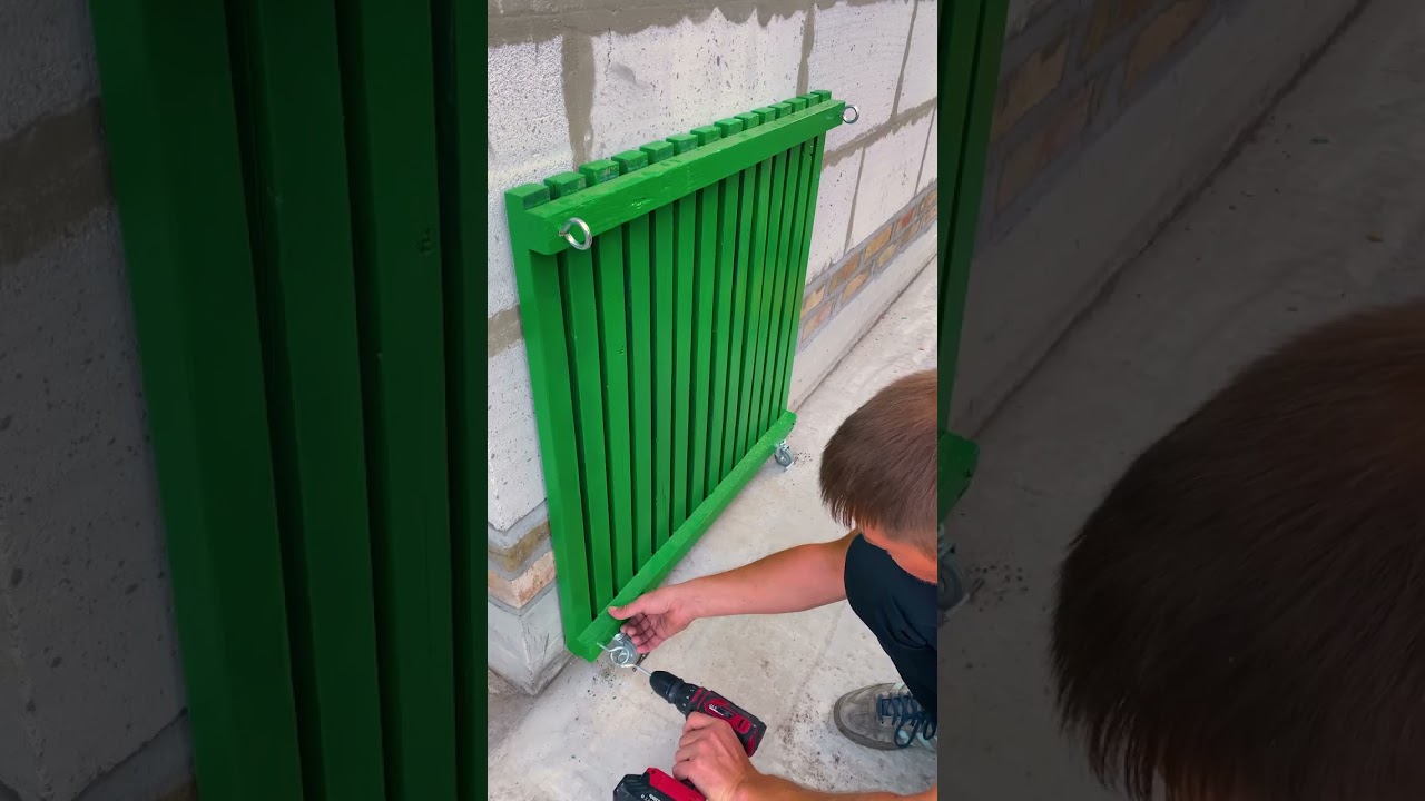 He Built a Sliding Gate in Minutes!