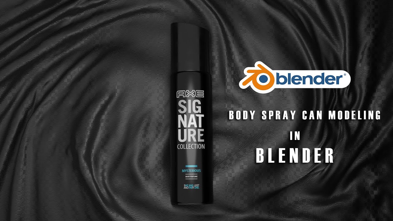 Axe Body Spray Modeling Inside Blender | BLENDER TUTORIAL