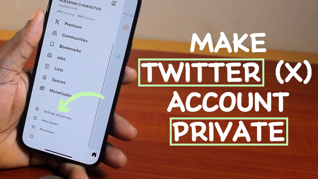 How to Make Twitter (X) Account Private