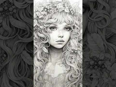 75 Fairy Coloring Pages- Portal to a world of fantasy and creativity #coloringpages #fairies