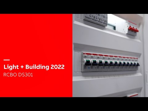 Light + Building 2022 - DS301C slim RCBOs