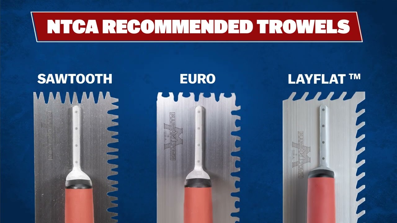 Best New Notched Trowels for Large Format Tile Installations