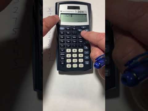 The TI-30XIIS calculator for statistics