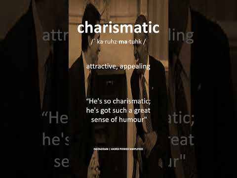 Word of the day | english meaning of charismatic