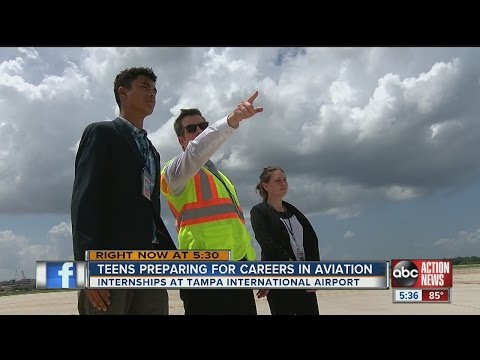 Teens prepare for careers in aviation with TIA internships