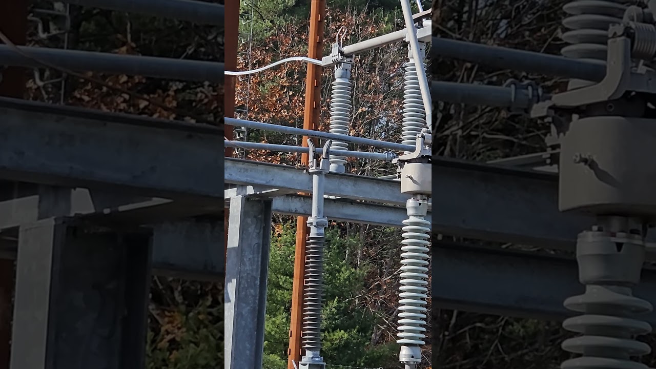 Energizing a 115kv mobile substation high voltage transformer #highvoltage #electrical #maintenance