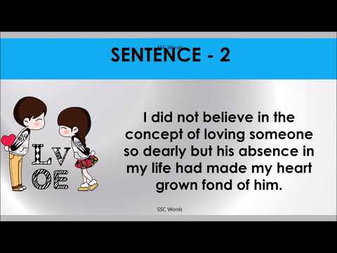 ABSENCE MAKES THE HEART GROW FONDER Idiom 516 # Meaning and five sentences # SSC Words