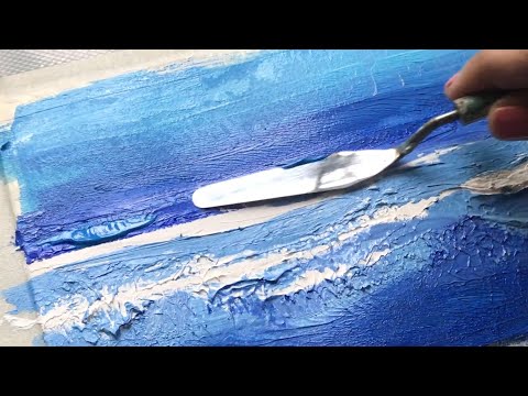 DIY Expressive Abstract Painting | Butter Paper Texture | Easy Art Lessons for All