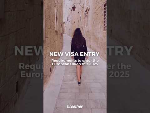 Save + Share everything you need to know about ETIAS for your 2025 Europe trip! 🇪🇺