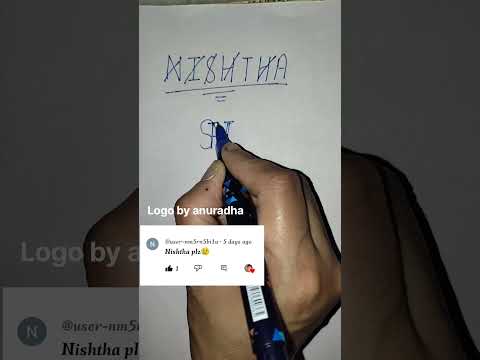 Nishtha name logo✨#shorts#shortvideo #youtubeshorts #viral #logo #Nishtha......