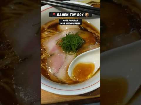 Shoyu ramen at Toy Box 🤩🍜 #ramen #ramennoodles #noodles #japanesefood #japantravel #5amramen