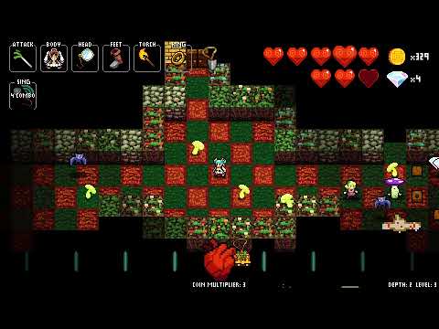 Steam Community :: Video :: Crypt of the NecroDancer depth 2 miku run