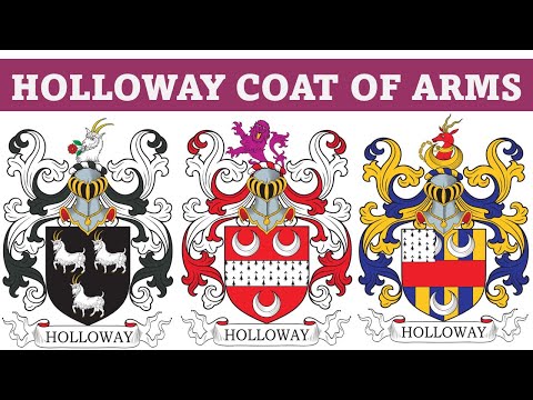 Holloway Coat of Arms & Family Crest - Symbols, Bearers, History