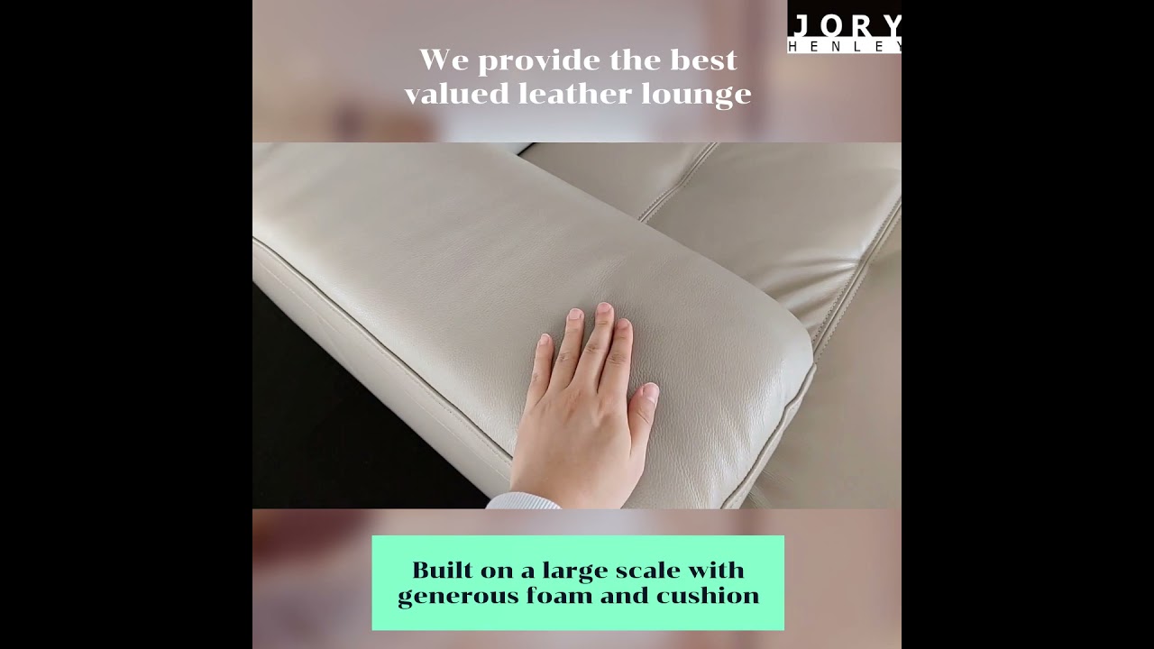 Paisley Leather Corner Lounge Suite (Left/ Right chaise)