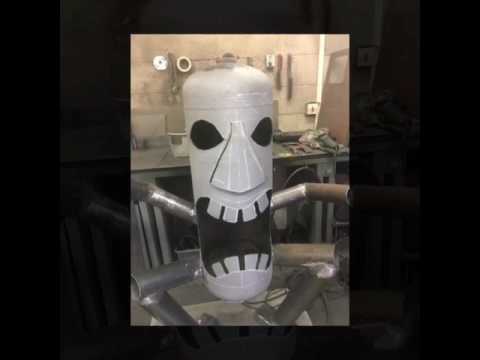 The Tiki God of hell fire