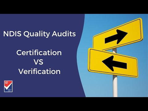 NDIS Certification or NDIS Verification? Not sure which one applies to you? Watch this video.