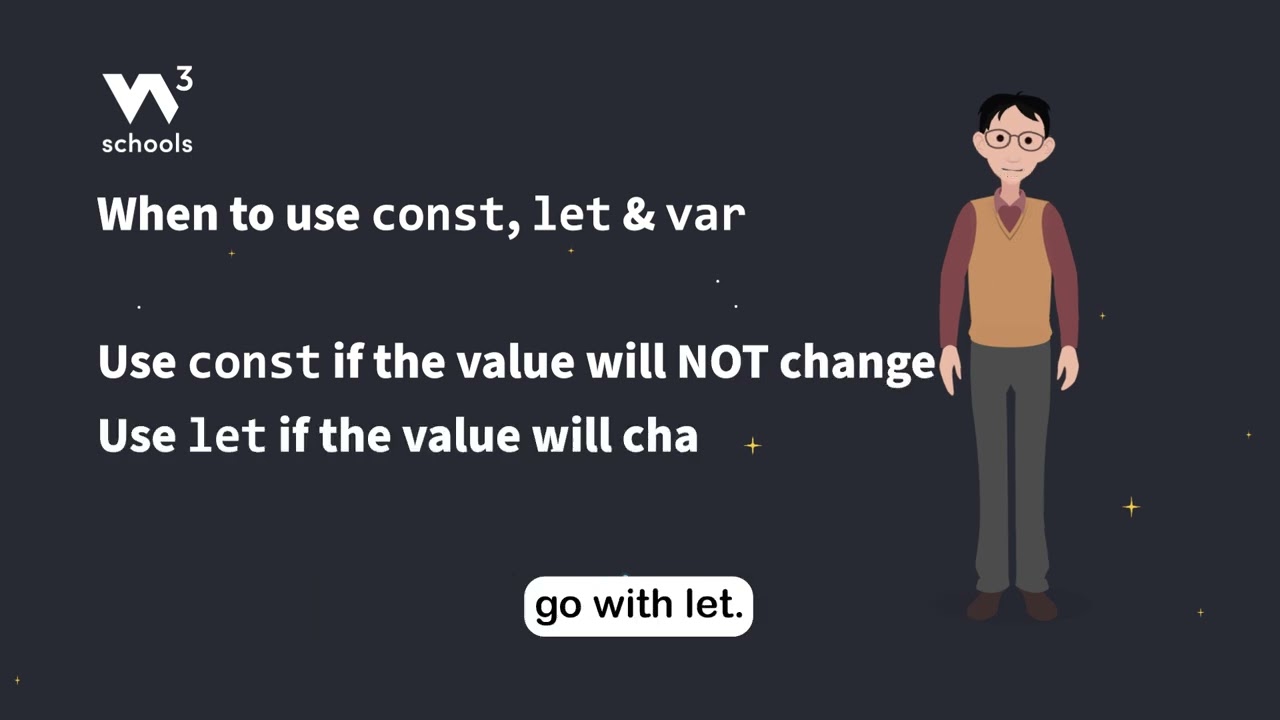 JavaScript const - Part 6 - When to Use const? - #w3schools #javascript #programming