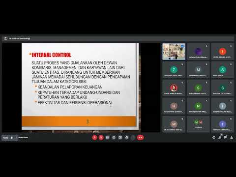AUDIT INTERNAL - Pengendalian Internal COSO