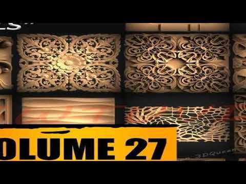 38+ Panel STL File Collection 3D Models for CNC Routers Relief 3D Printer Engraver Milling 3D Print