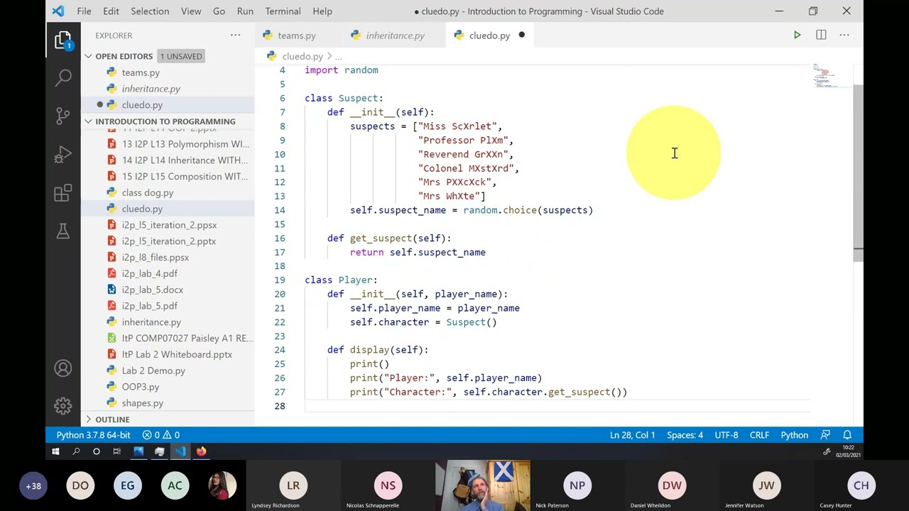 Introduction to Programming in Python - OOP Composition