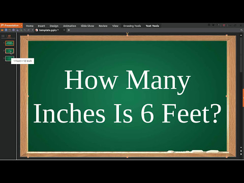 How Many Inches Is 6 Feet
