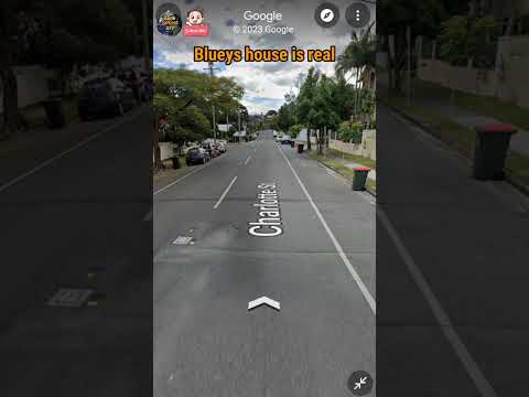 Bluey house 🏡 is real on google maps and google earth #map #earth