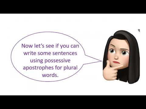 Possessive apostrophe with plural words