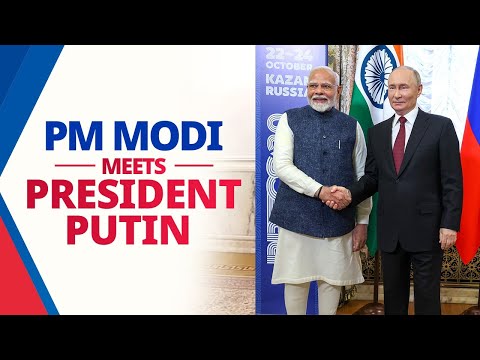 LIVE: PM Modi meets President Vladimir Putin of Russia in Kazan