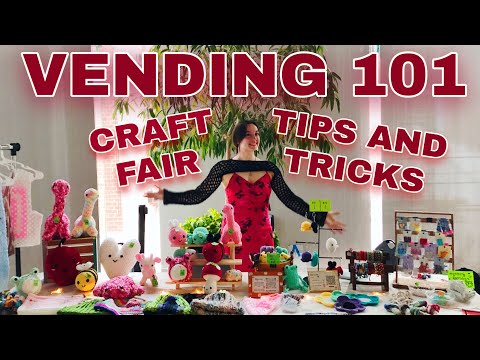 Vending at a Craft Fair 101 [CC] - what to bring, how to set up, & other advice | Alex's Innovations