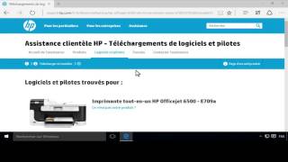 Imprimante e-Tout-en-Un HP Officejet Pro 8610 Téléchargement de ...