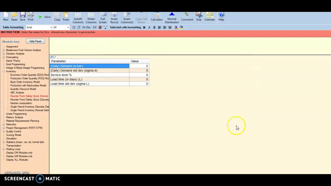 Inventory using QM for Windows Part II