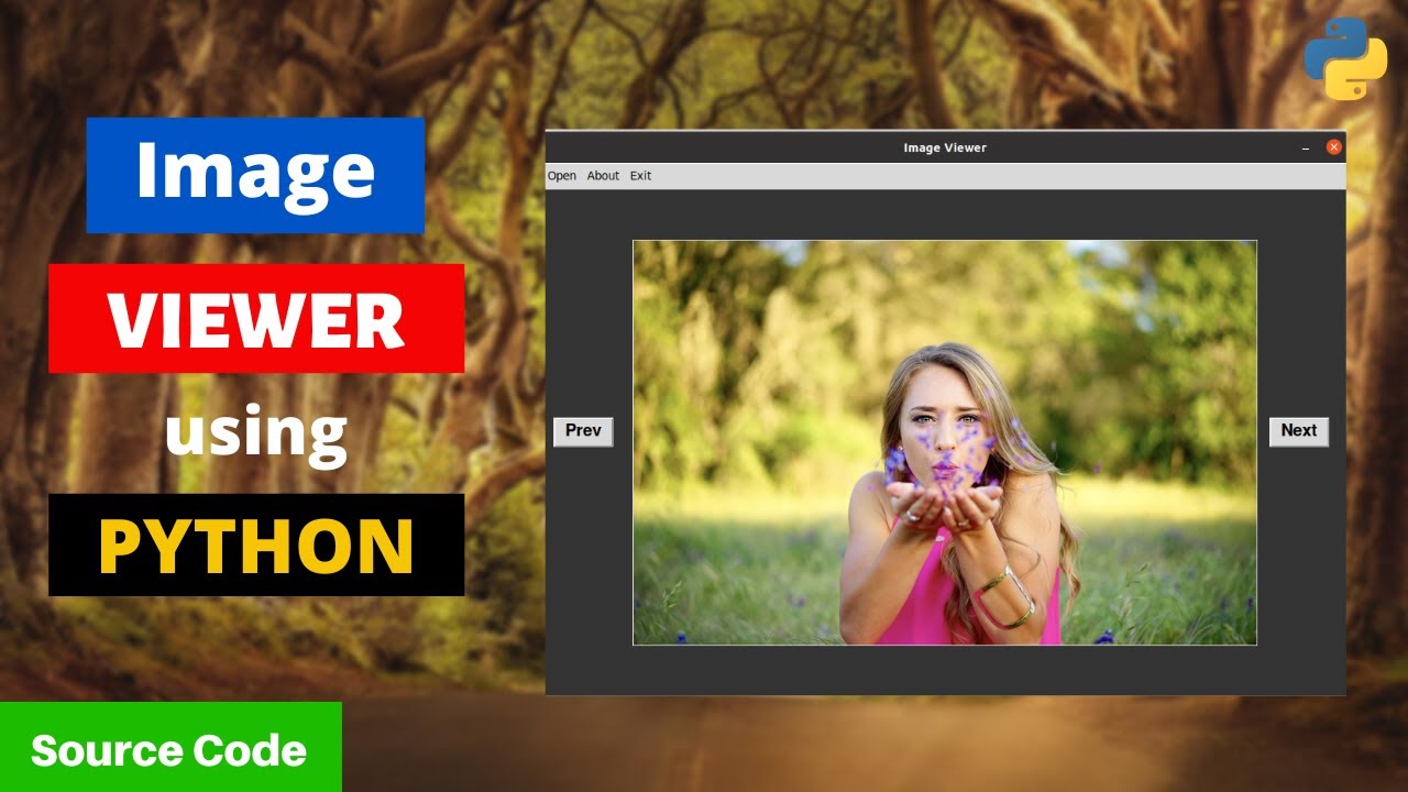 Create an Image Viewer Application using Python | Similar to the Original App | Source Code | PySeek