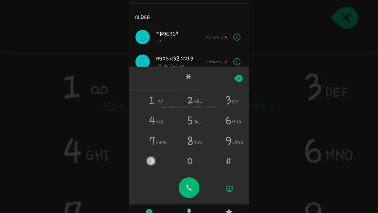 Engineering mode | code
