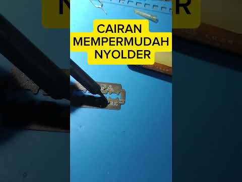 Pasta solder biar gampang nempel #solder#flux