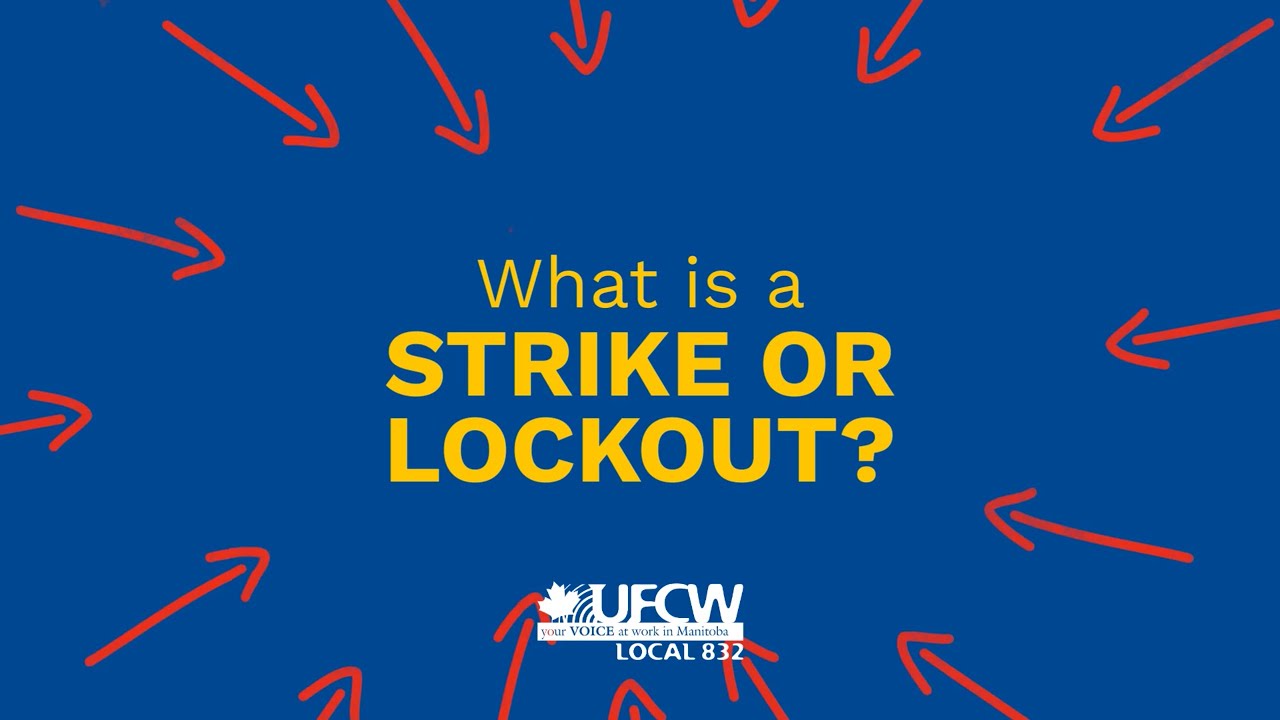 What is a strike or lockout?