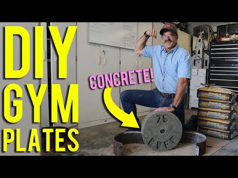 This Guy Just Made His Own DIY Weight Plates Out of Concrete