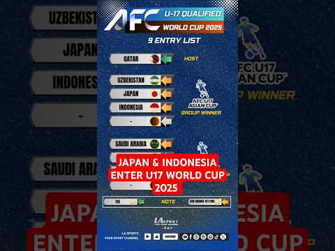 AFC Qualifiers U17 : World Cup U17 2025 #indonesiau17 #japanu17 #afcu17