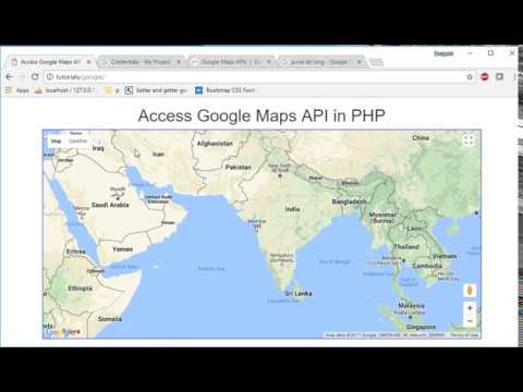 Learn Google map api in php mysql part 1 Create google api key - Mind Luster