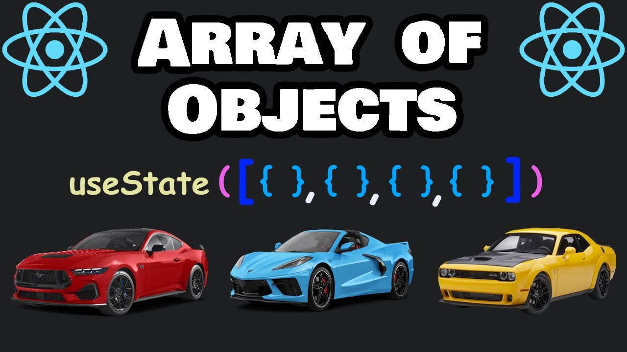 React JS update ARRAY of OBJECTS in state 🚘