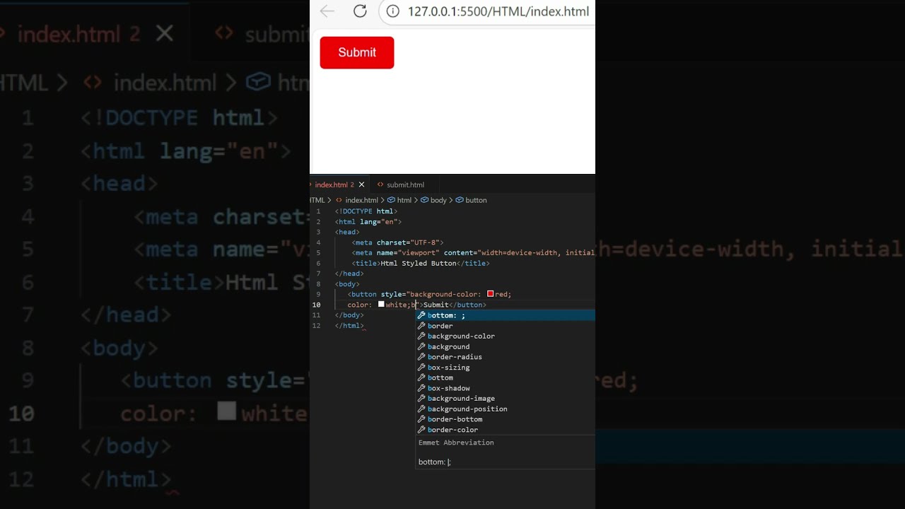 Styled HTML Button with CSS | Beginner Friendly | The Creative Developer  #tcd