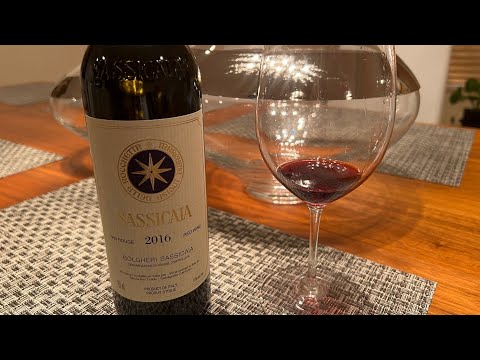 Tenuta San Guido 2016 Sassicaia Trophy Super Tuscan Italian Wine Review