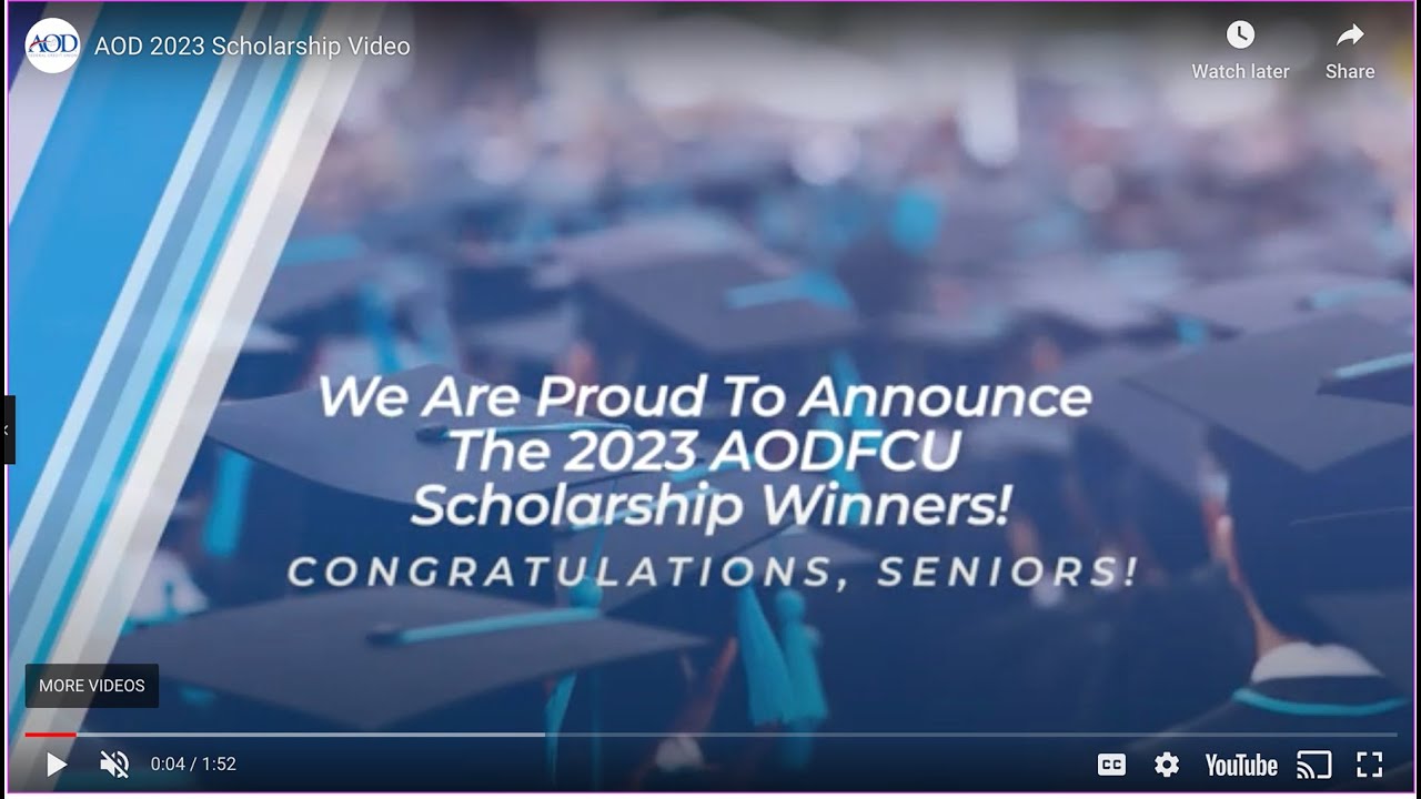 AOD 2023 Scholarship Video