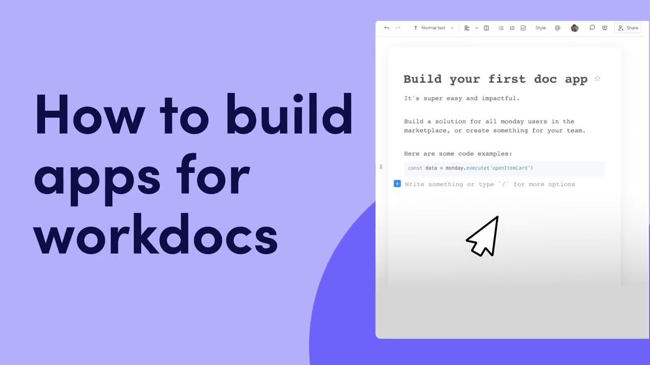Build apps on monday workdocs | monday app developers