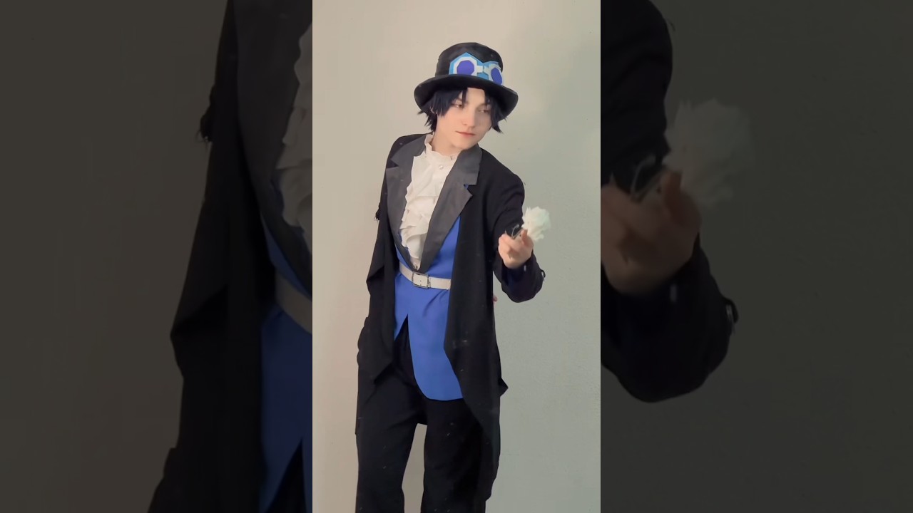 My new favorite One Piece character #cosplay #anime #onepiece #sanji #ace #portgasdace #sabo