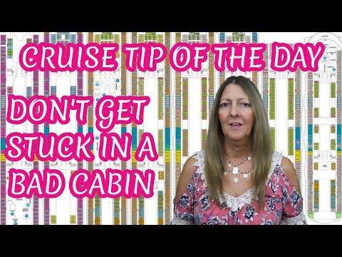 DON’T GET STUCK IN A BAD CABIN | CRUISE TIP OF THE DAY – Sharon at Sea ...
