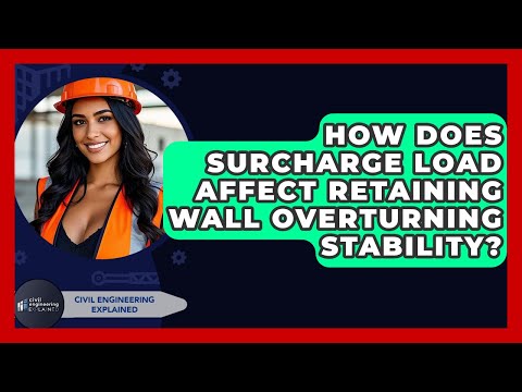 How Does Surcharge Load Affect Retaining Wall Overturning Stability? - Civil Engineering Explained