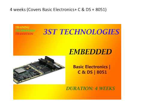 3ST Technologies Embedded Course