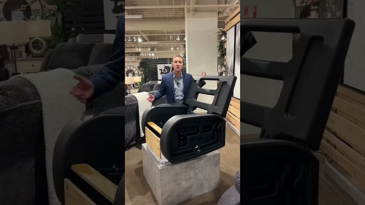New way to make recliner furniture 🤯 #yxefurniture #saskatoon #recliner #furnituredesign